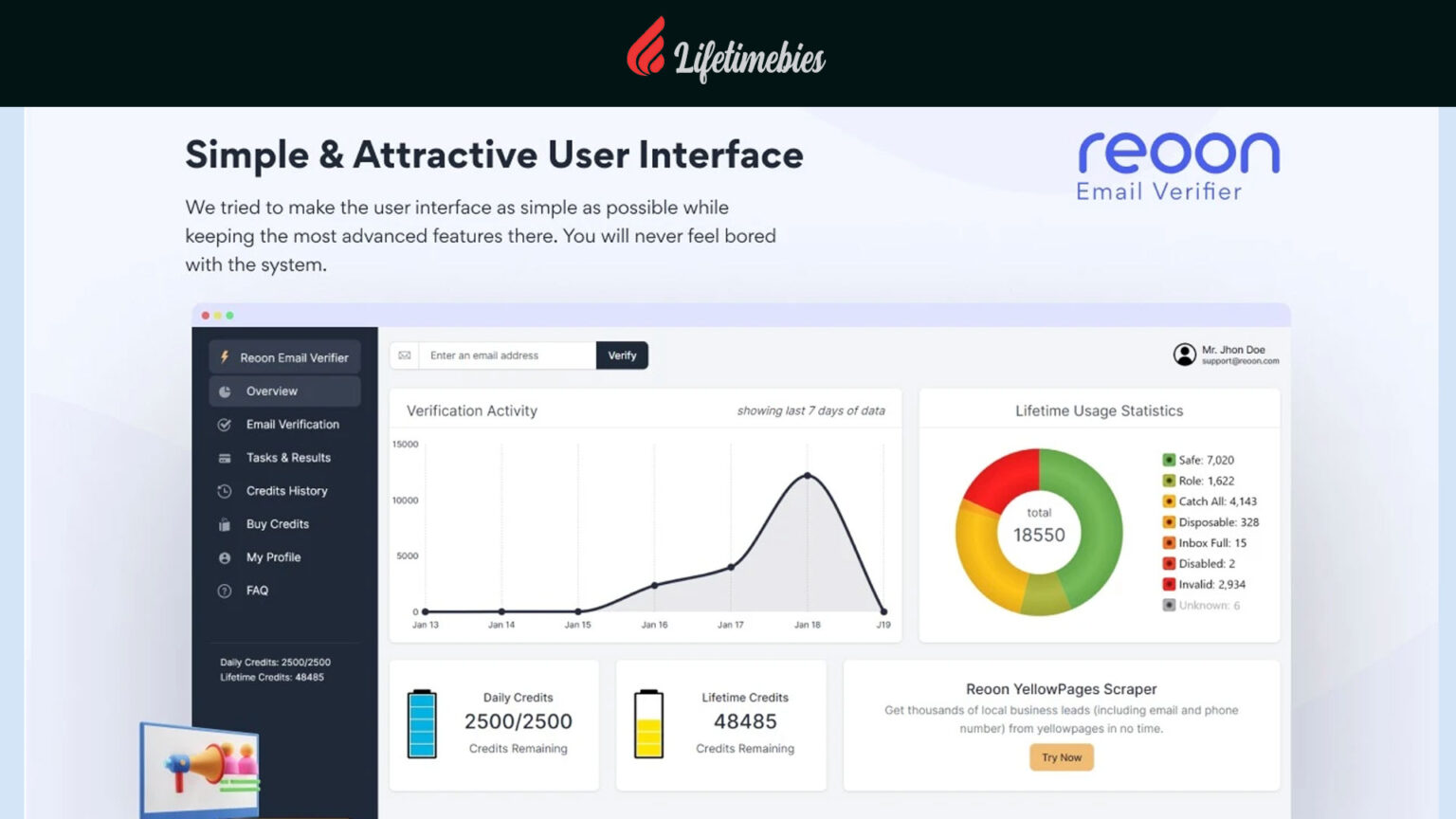 Reoon Email Verifier Lifetime Deal $79 | Best Email Verification Tool