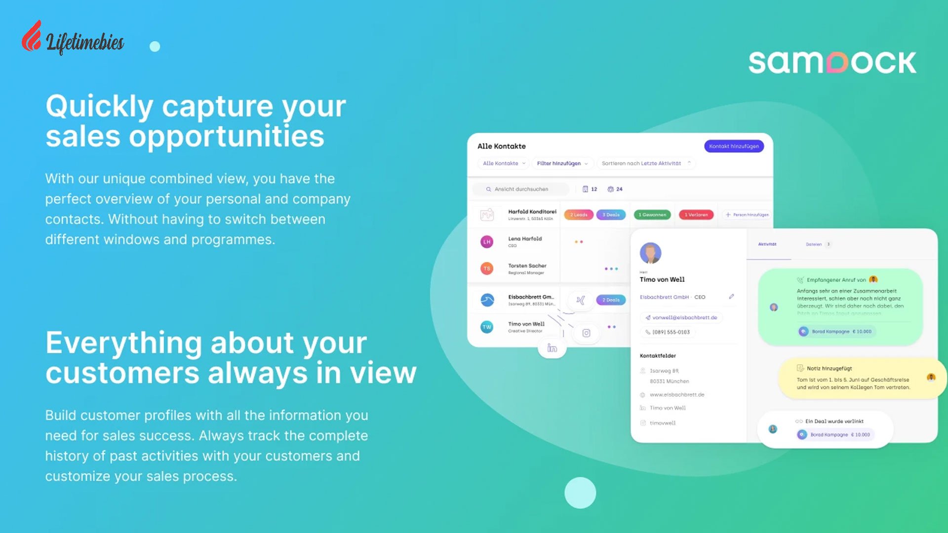 Samdock CRM Lifetime Deal $99 | Best CRM Tool For Your Business